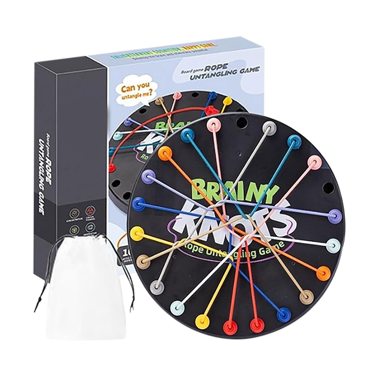 Twisted Rope Puzzle Game – Brainy Knots Rope Untangling & String Solution for All Ages - Walmart.com