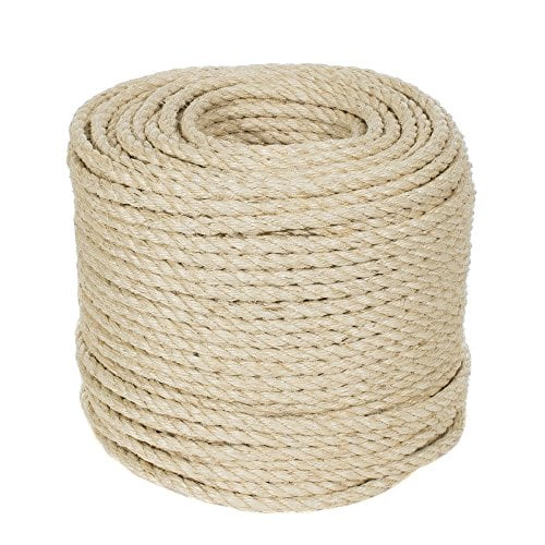 Twisted Sisal Rope (1/2 Inch, 50 Feet) - Decor, DIY Projects ...