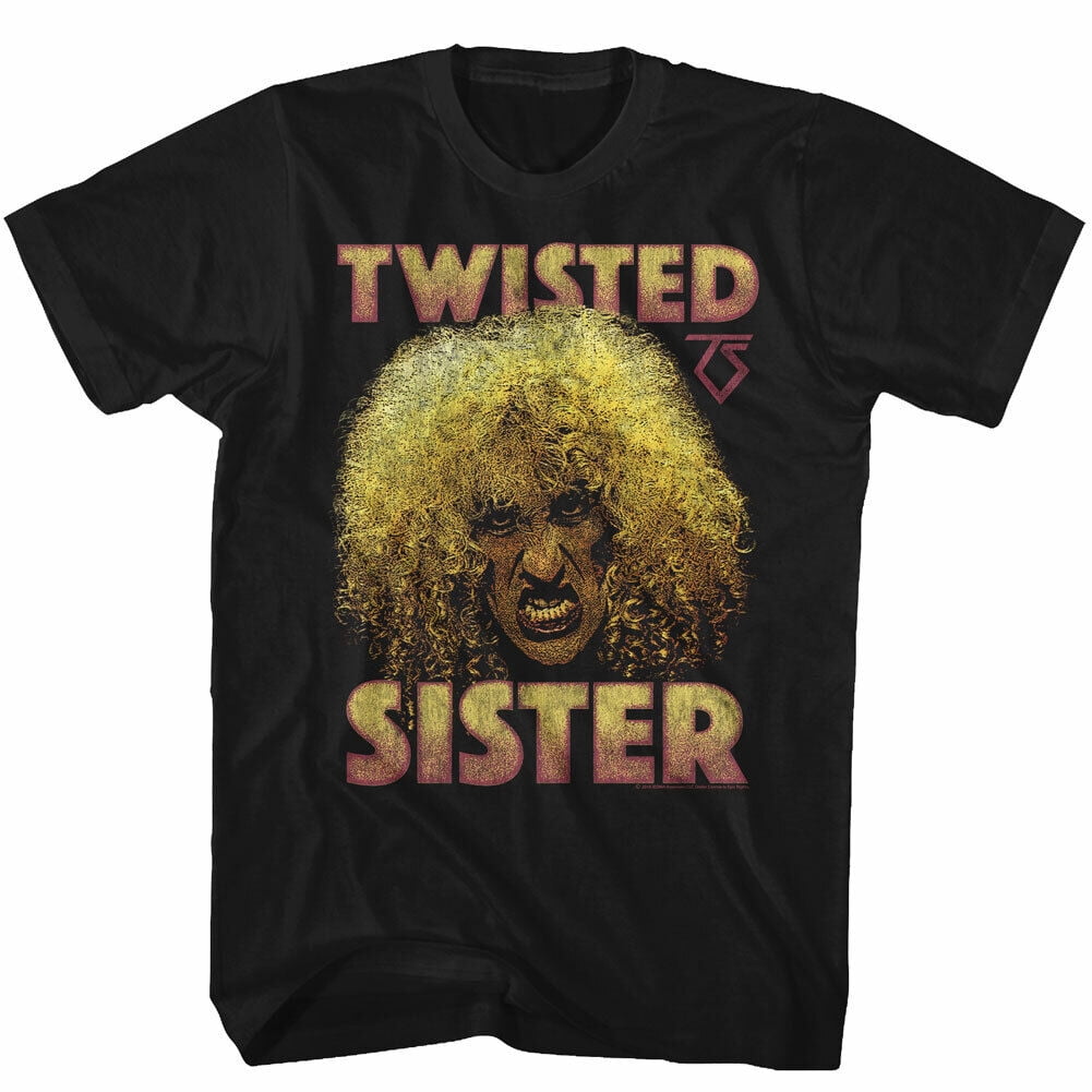 Twisted Sister Dee Snider Angry Face Men's T Shirt 70's Metal Band ...