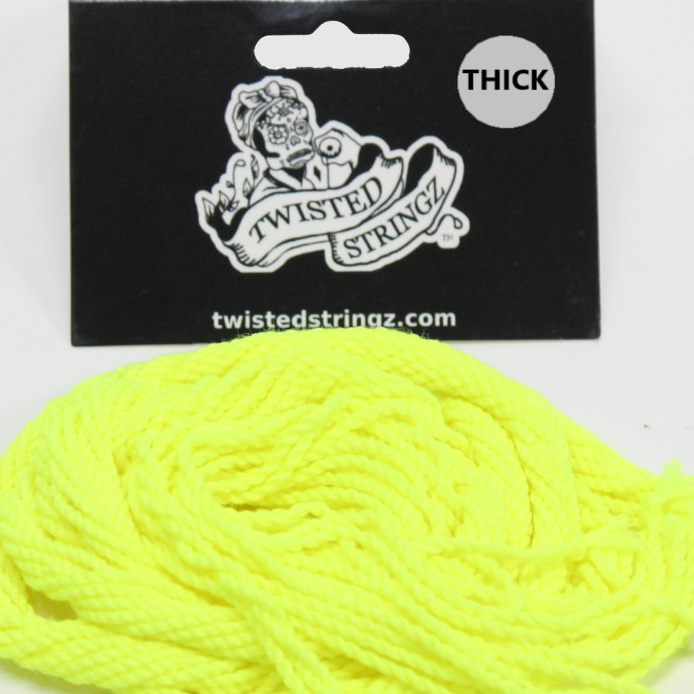 Twisted Stringz Yo-Yo Strings - Polyester - Solid Thick YoYo String - 10 Pack (Yellow) - Walmart.com