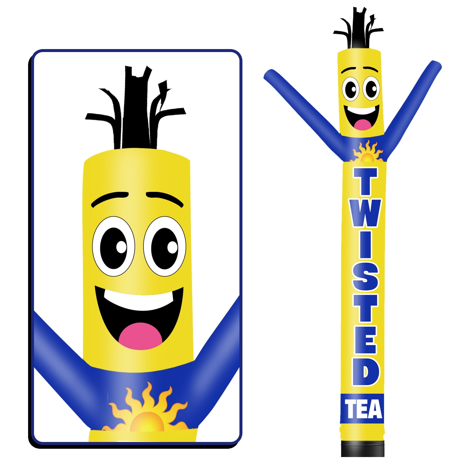 Twisted Tea Inflatable Tube Man Wacky Wavy Dancing Guy for Outdoor ...