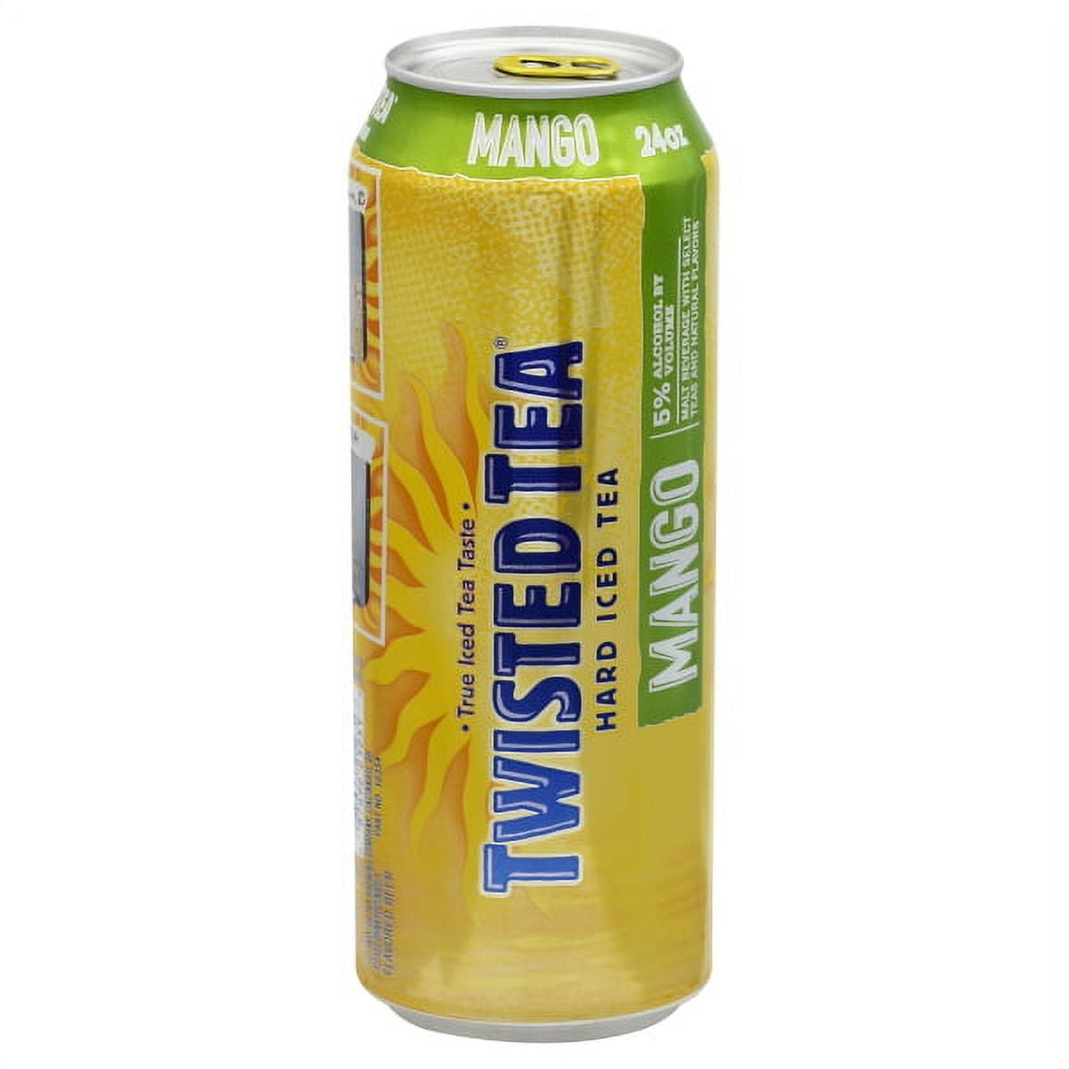 Twisted Tea Mango Iced Tea, 24 fl oz - Walmart.com