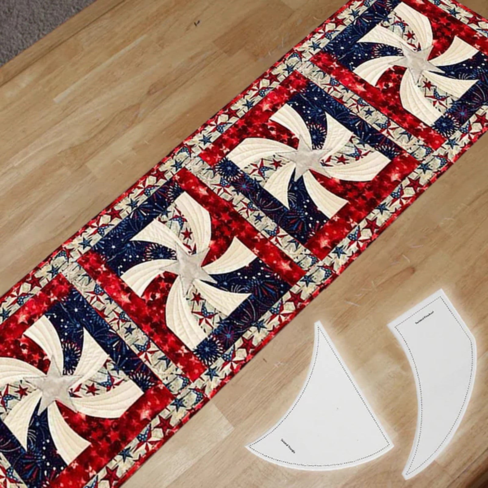 Twisted Windmill Template Acrylic Quilting Template, A Pair Of 10 ...