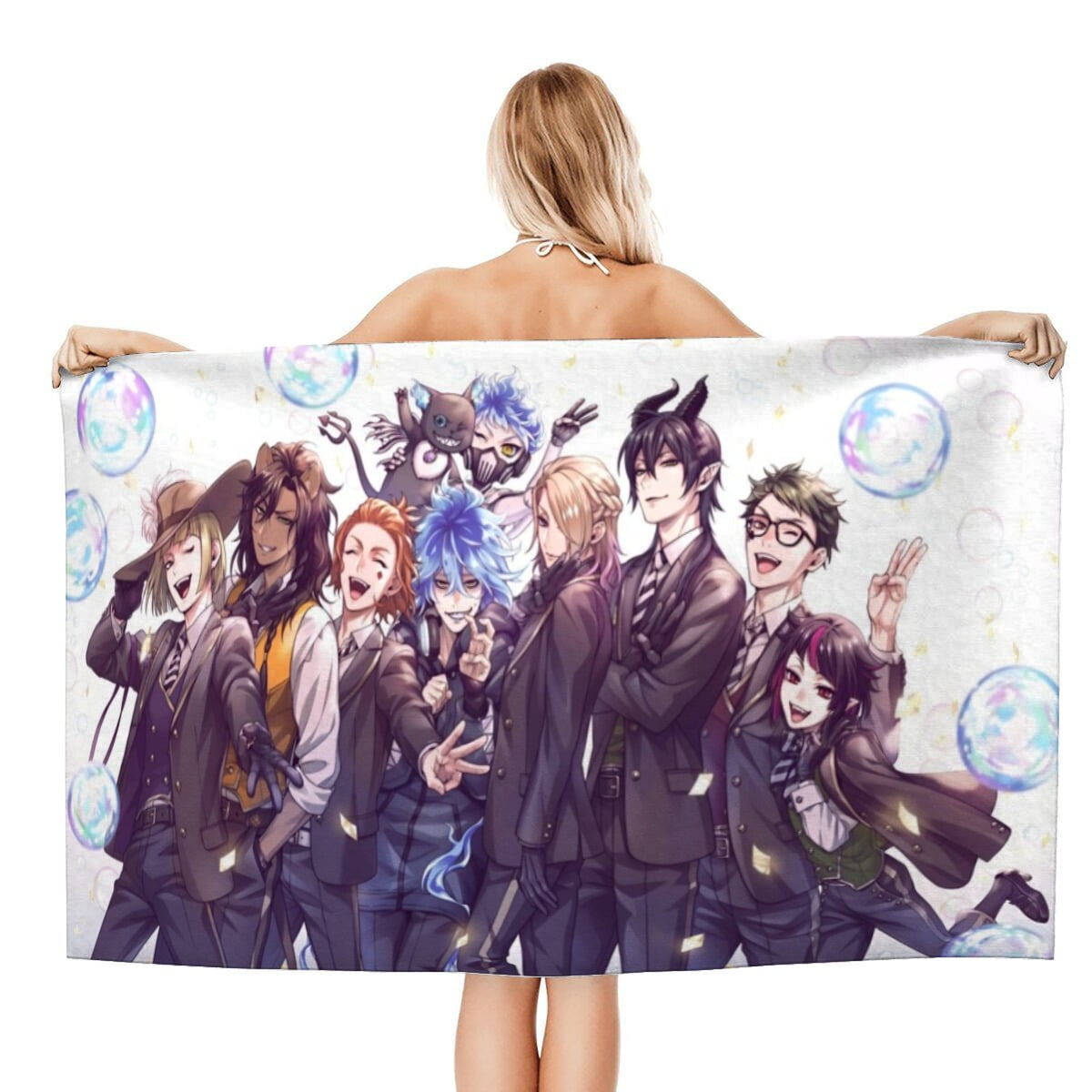 Twisted Wonderland-theme Gifts Quick-dry Beach Towel for Women Girl ...