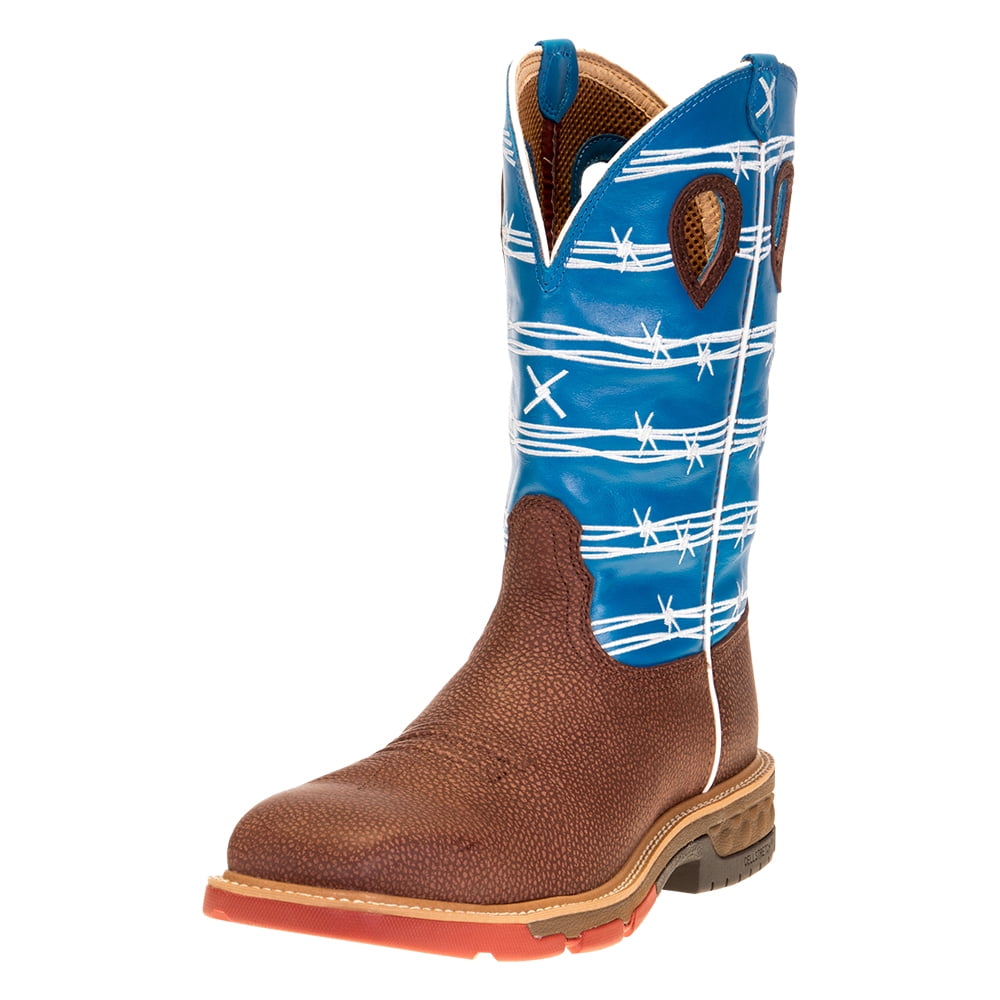 Twisted X Boots MXB0001 CellStretch Soft Toe 12` Sky Blue Wire Skyblue ...