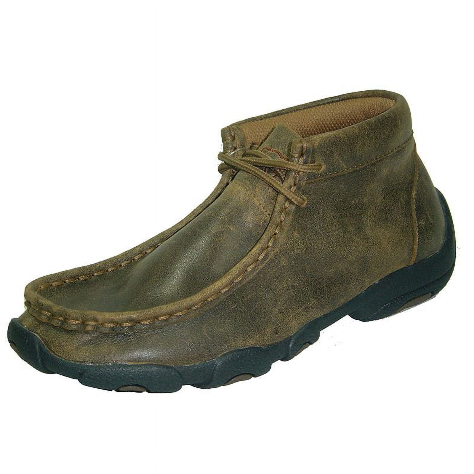 Twisted X Children's Chukka Driving Moc Bomber Distressed Brown Shoes ...
