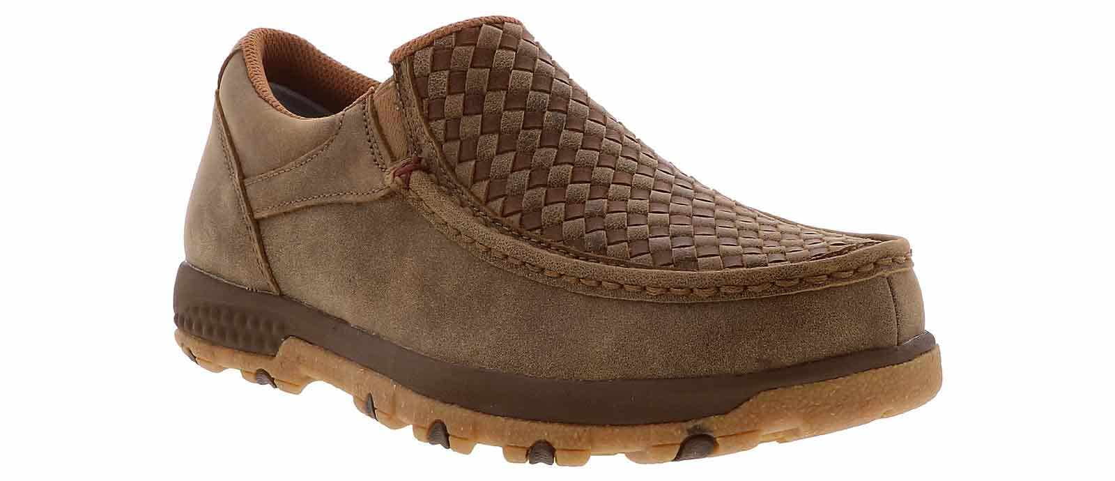Twisted X Men's Slip-On Driving Shoe Moc Toe - MXC0018 14 EE US ...