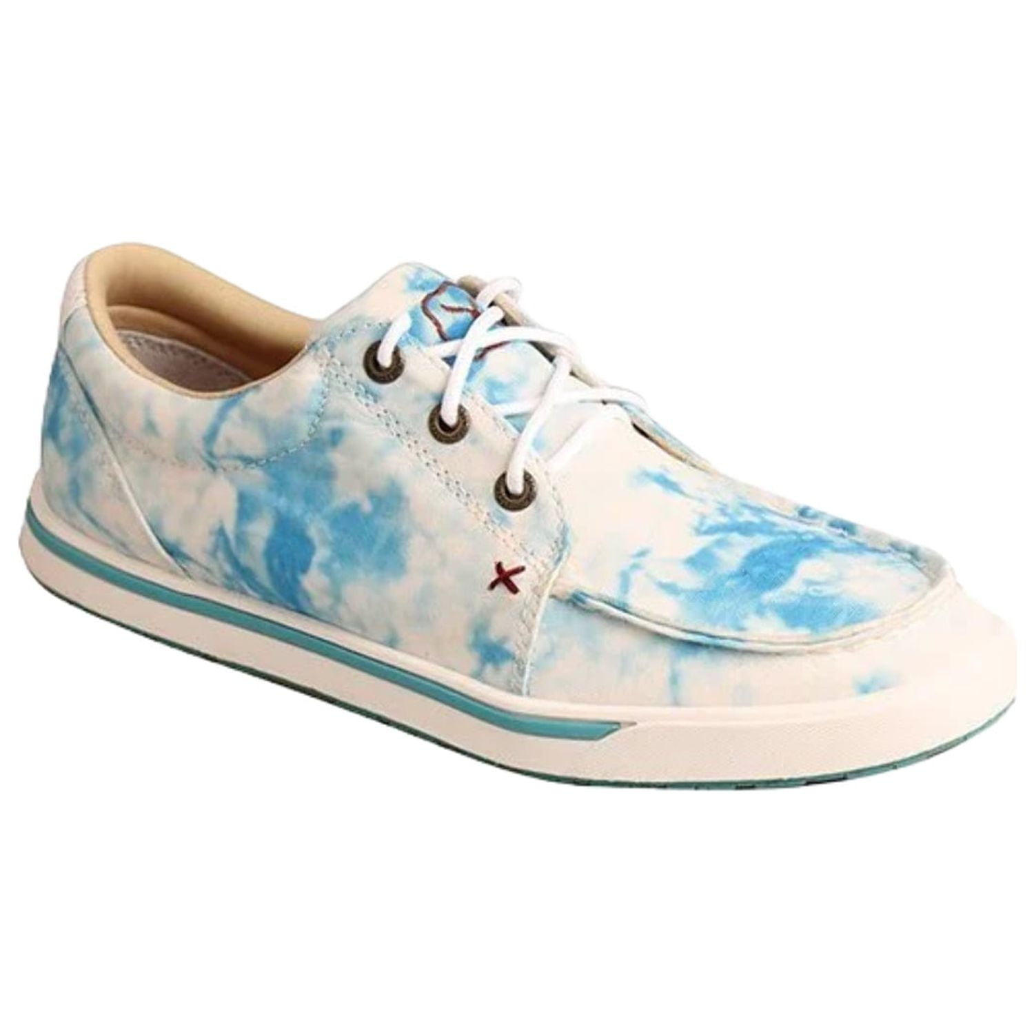 Twisted X Ladies Blue Tie-Dye Kicks Slip-on Shoes WCA0038 - Walmart.com
