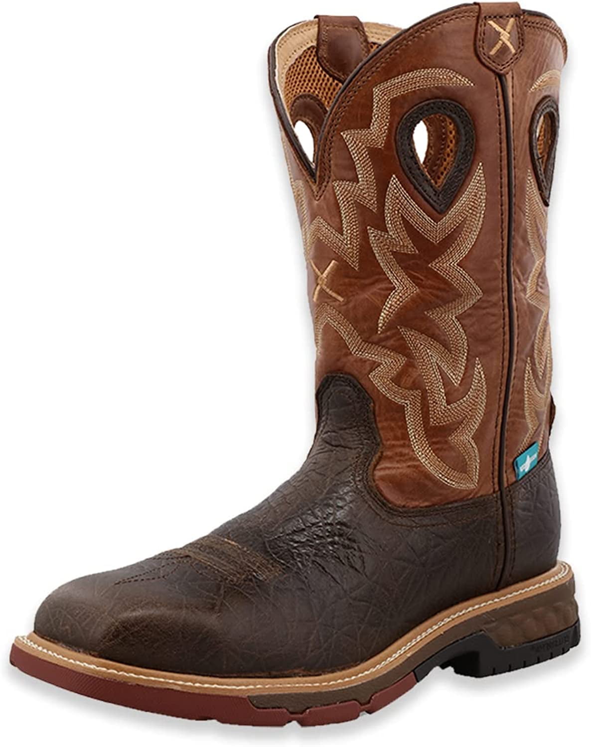 Twisted X Men’s 12” Pull-On Work Boot - Cowboy Boots Crafted with ...