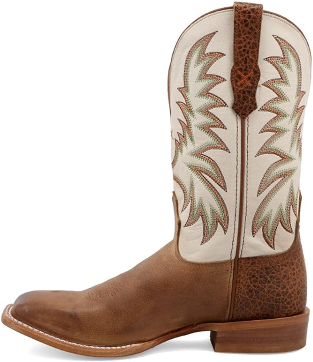 Twisted X Men's 12" Rancher Boots, Buff Tan, Bullhide, & Bone, 7 EE ...