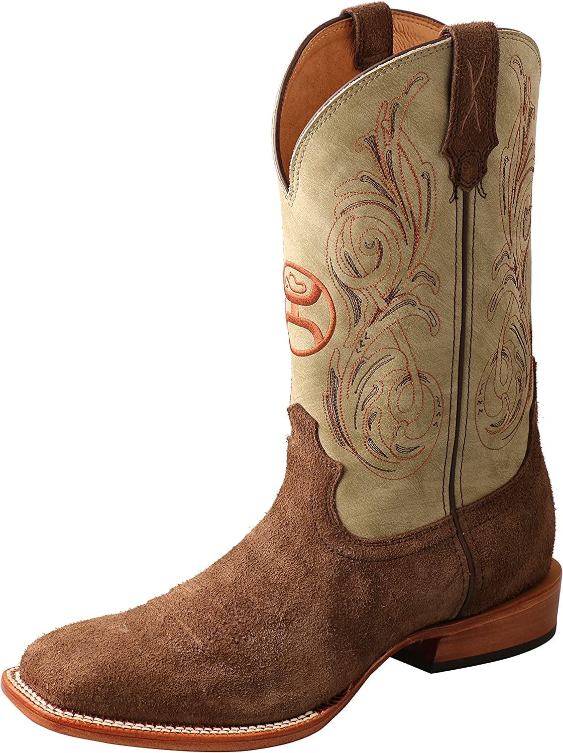 Twisted X Men’s 12″ WS Toe Hooey Boot - Western Pull-on Boots ...
