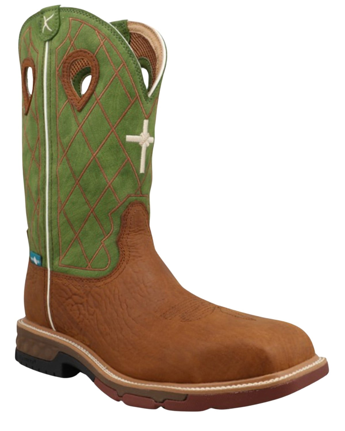 Twisted X Men's 12" Western Work Boot Composite Toe - MXBNW07 8.5 EE US ...
