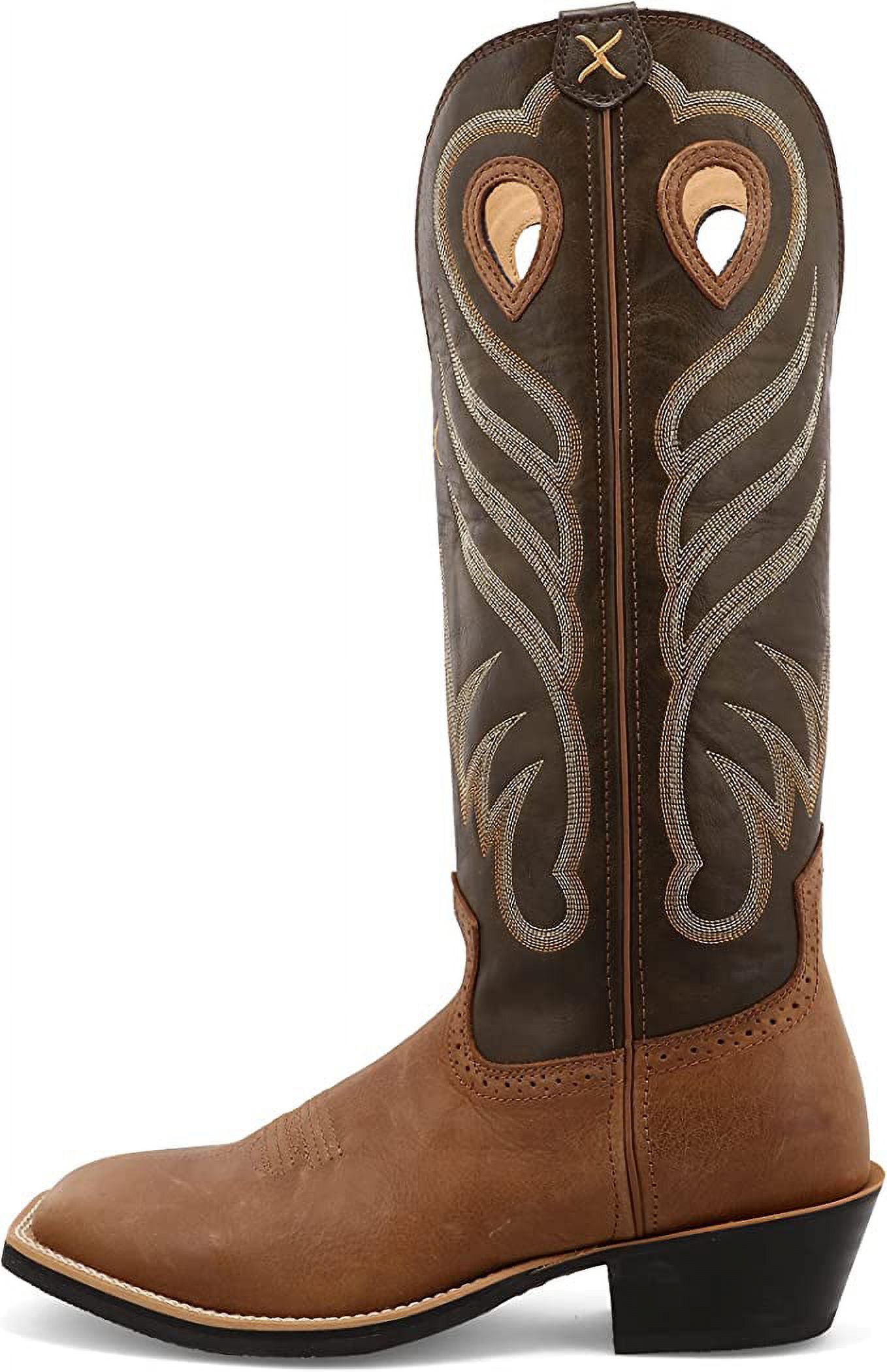 Twisted X Men's 16" Buckaroo, Buff Tan & Burnt Olive, 13 EE - Walmart.com