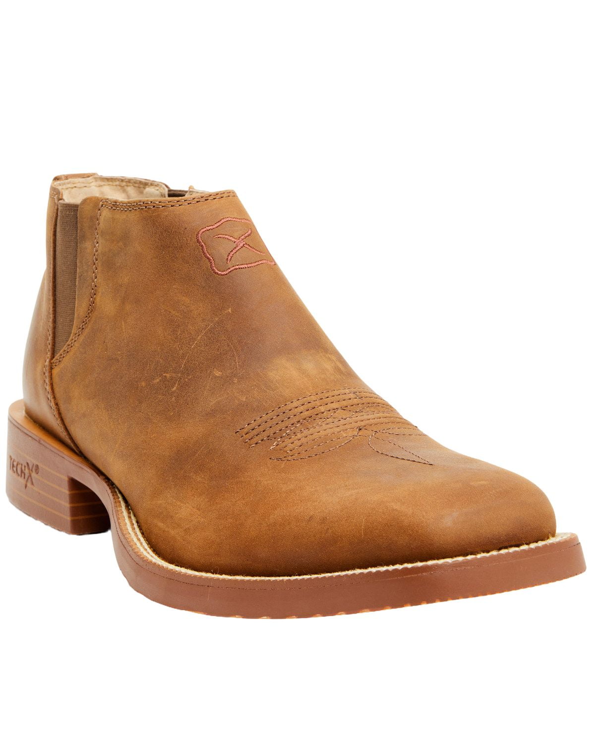 Twisted X Men's 4" Tech X Chelsea Brown Western Boots MXTR008 - Walmart.com