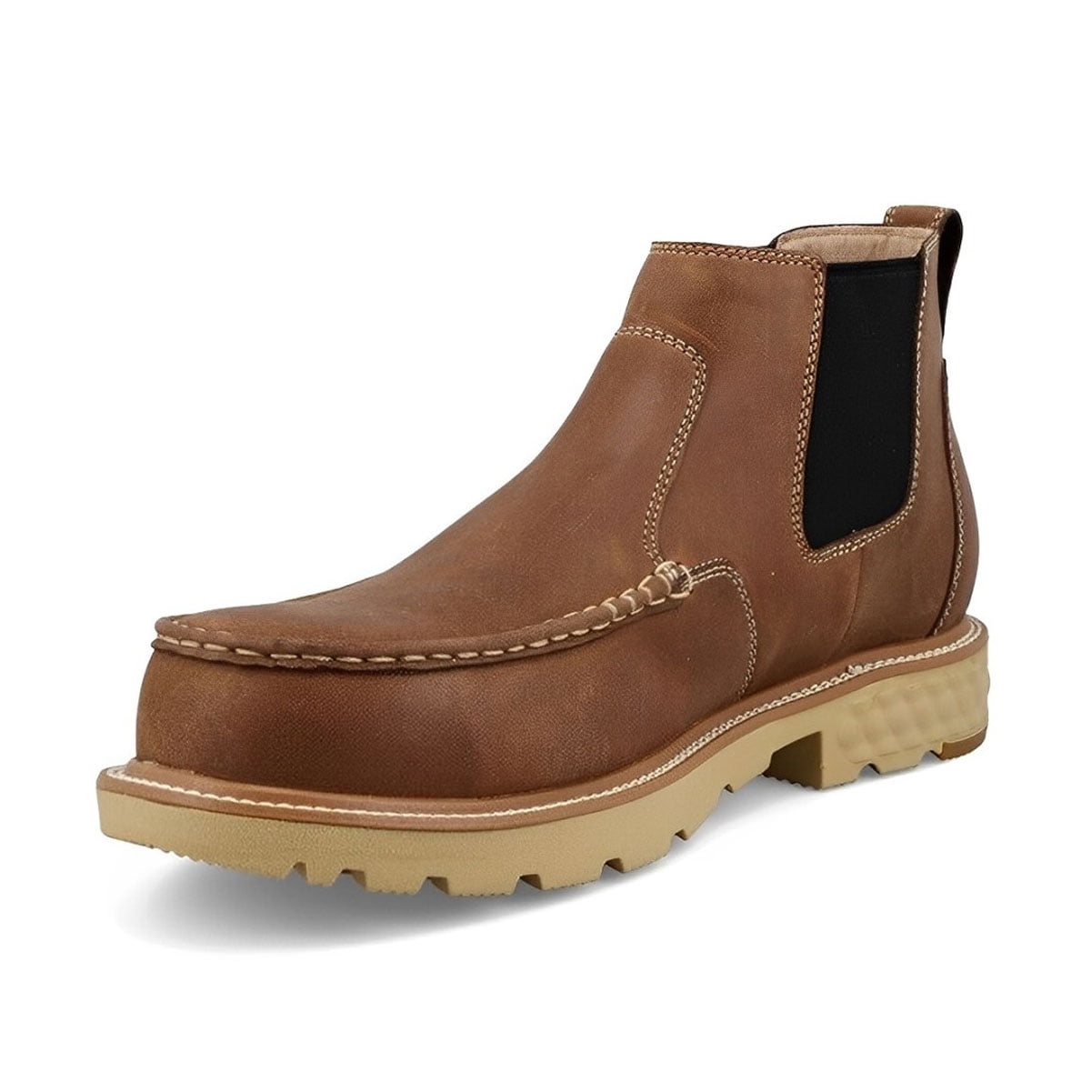 TWISTED X Adult Male 4" Work Chelsea Boots, Color: Ginger, Size: 10 ...