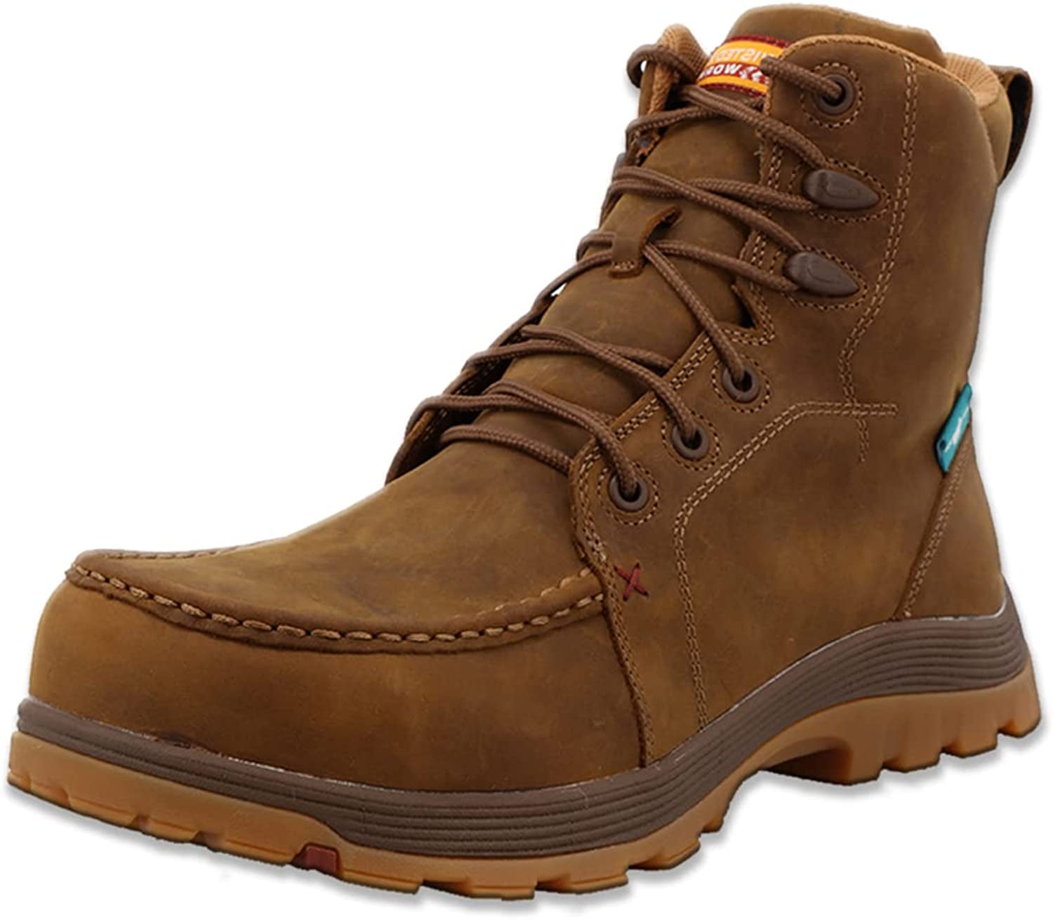 Twisted X Men's 6 Oblique Nano Toe Work Boot - Designed with Nano ...