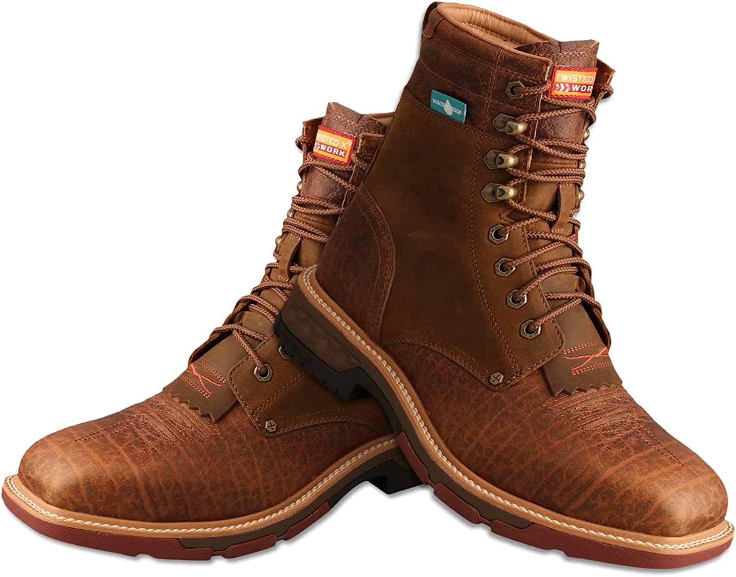 Twisted X Men's 8" CellStretch Lacer - Casual Western Boots for Men ...