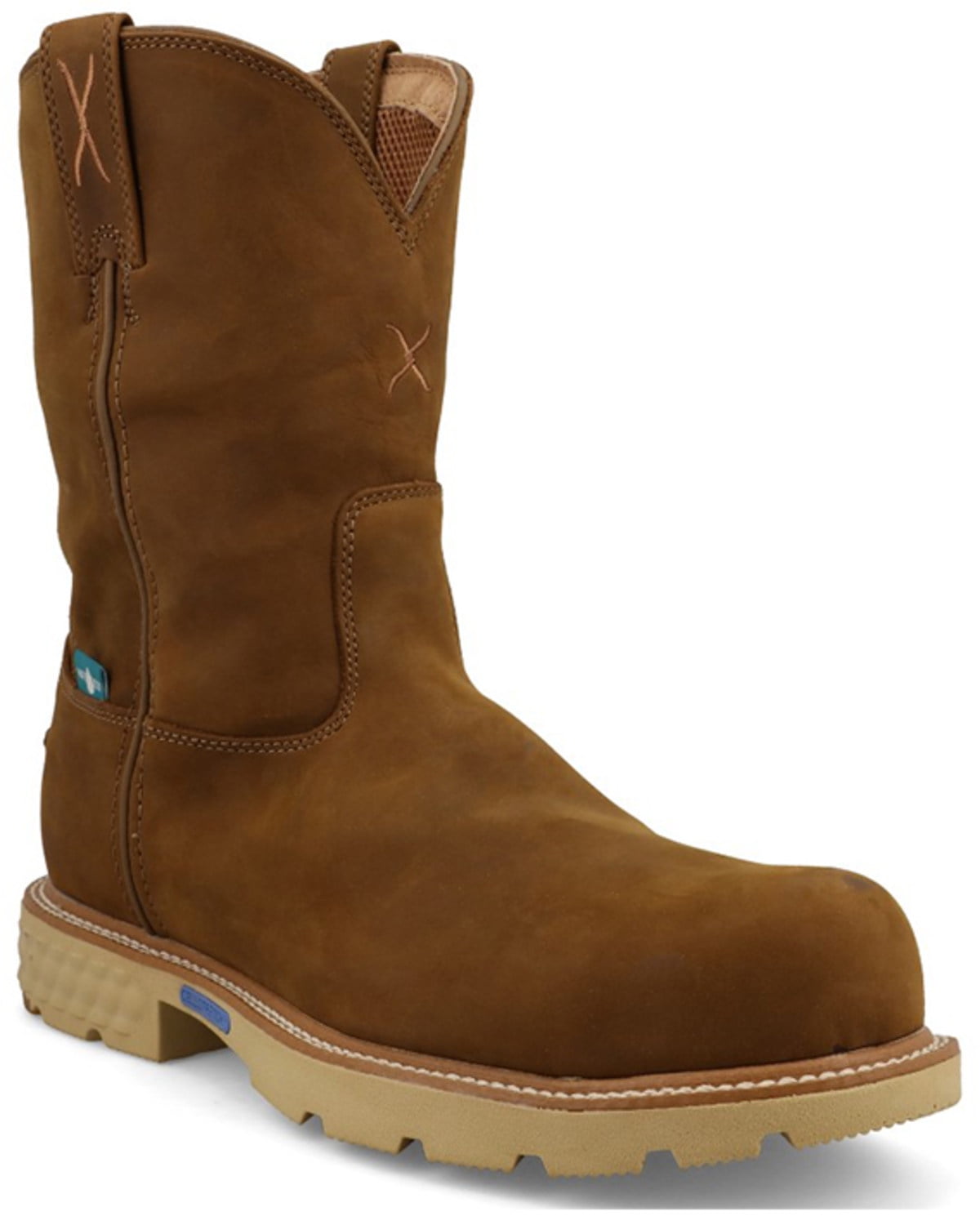Twisted X Men's Boot Barn Waterproof Work Nano Toe Brown 13 D(M) US ...