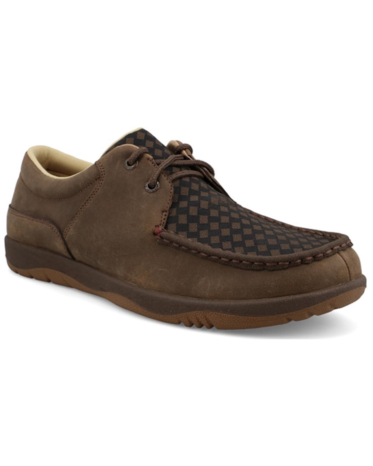 Twisted X Men's Casual Boat Shoes Moc Toe Charcoal 12 D(M) US - Walmart.com