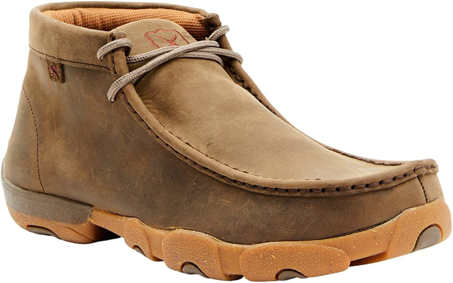 Twisted X Men's Chukka Driving Casual Shoe Moc Toe Dark Brown 14 D(M ...