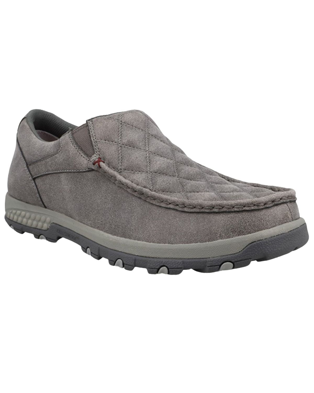 Twisted X Men's Slip-On Driving Casual Shoe Moc Toe Grey 9 D(M) US ...