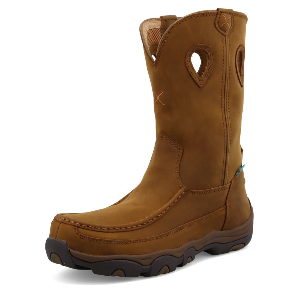 Twisted X Men's Waterproof Pull On Work Boot Composite Toe Brown 10.5 ...