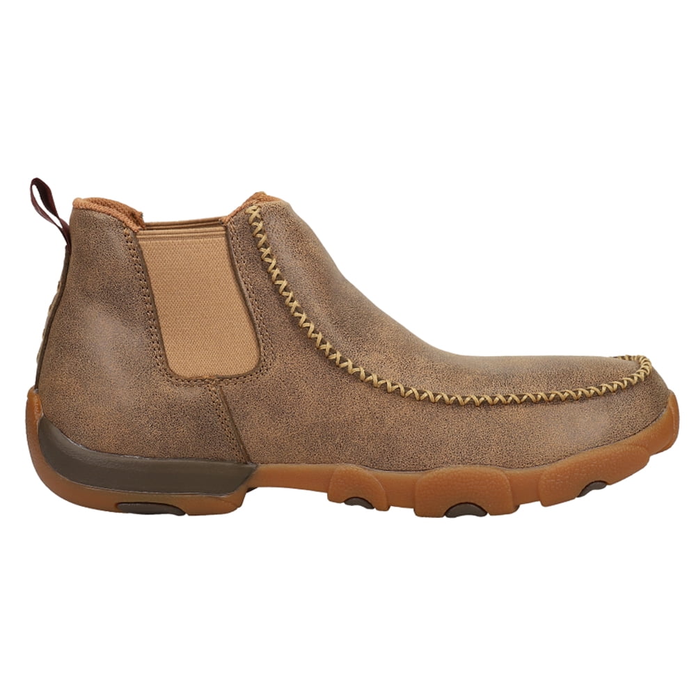 Twisted X Mens Driving Moccasin Chelsea Casual Boots Ankle - Walmart.com