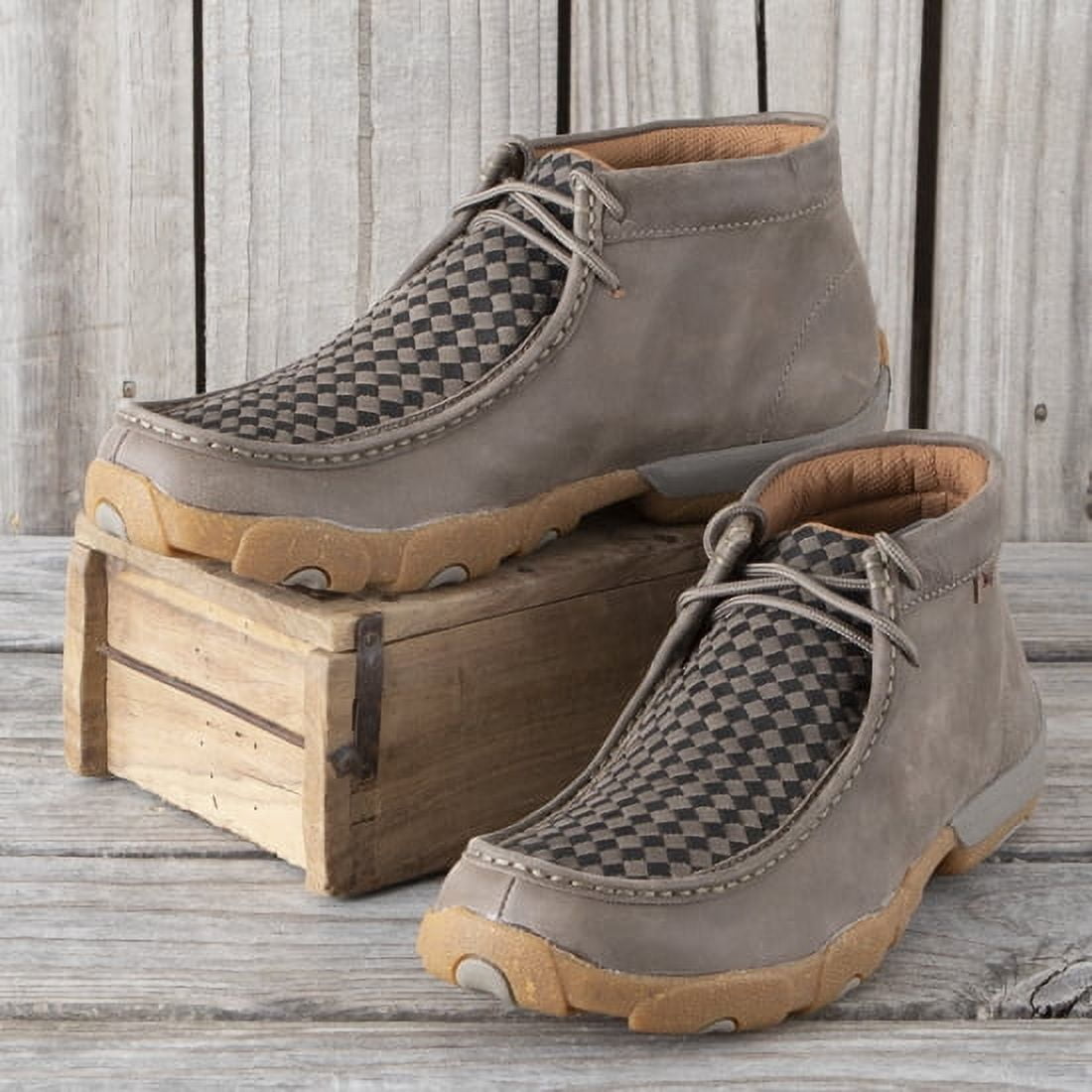 Twisted X Men's Chukka Driving Western Casual Shoes Moc Toe Taupe 8 D(M ...