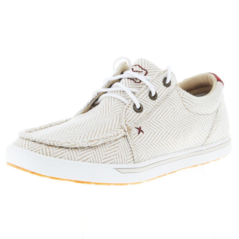 Twisted X Women's Kicks Western Casual Shoes Moc Toe White 9 1/2 M US ...