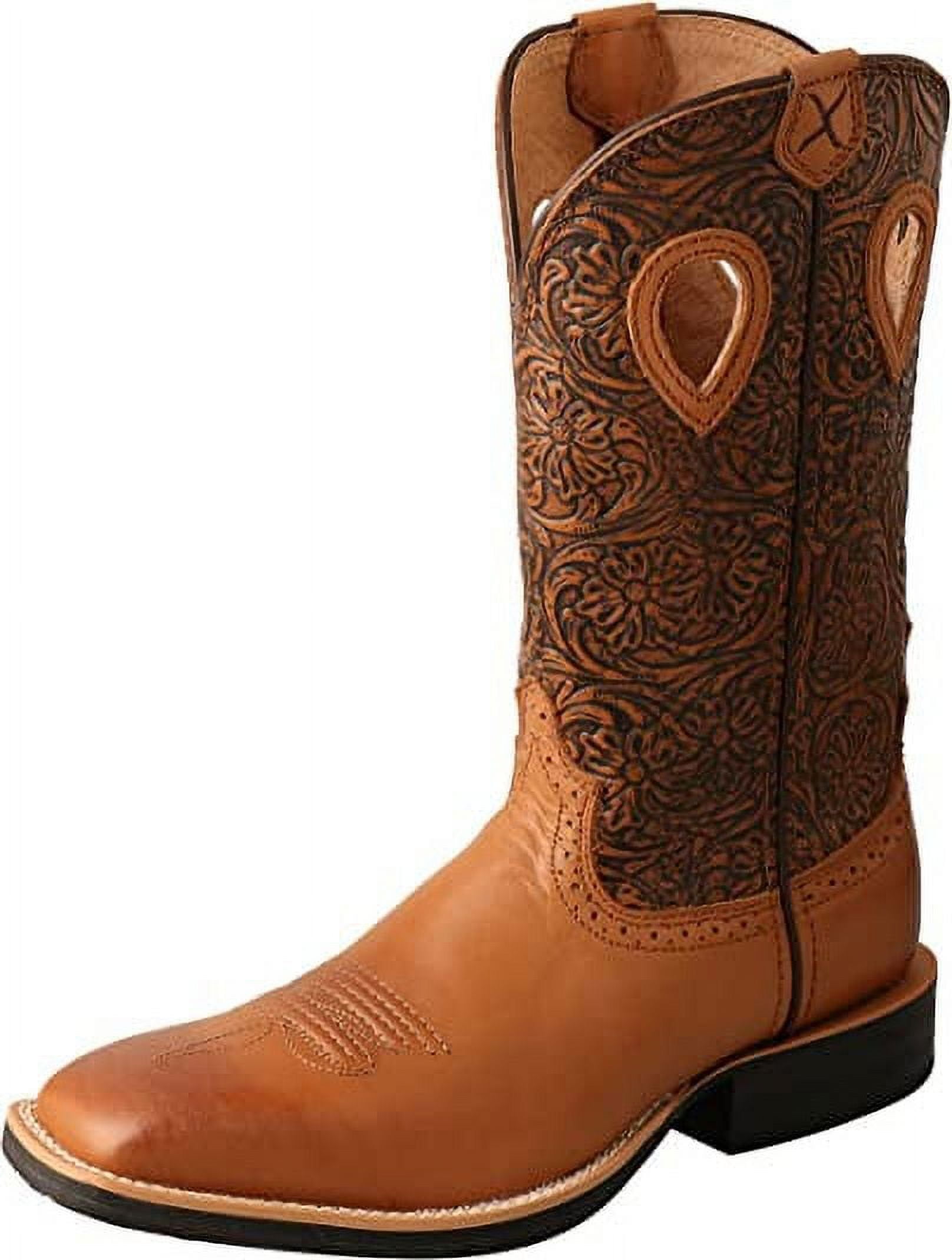 Twisted X Women's Ruff Stock Boot - Mid-calf Full-grain Leather Western ...