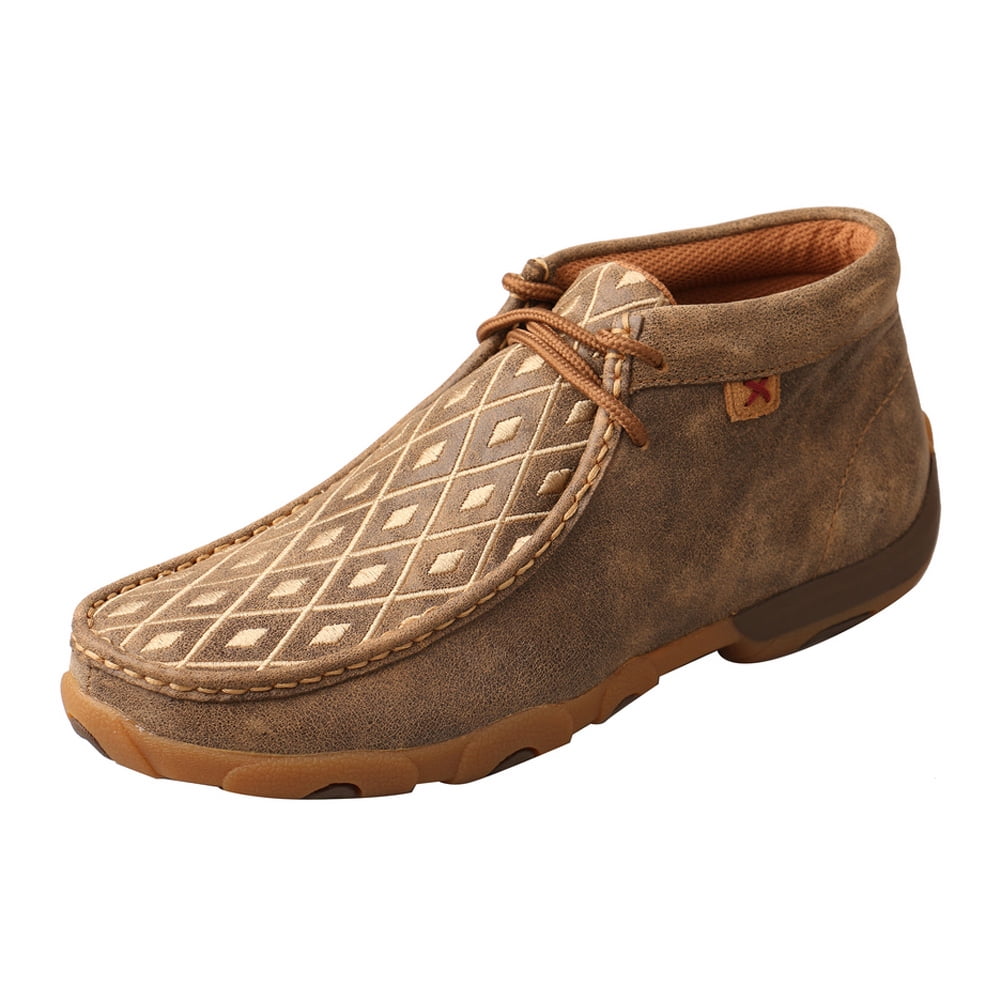 TWISTED X Adult Female Driving Moccasins, Color: Bomber/Tan, Size: 7 ...