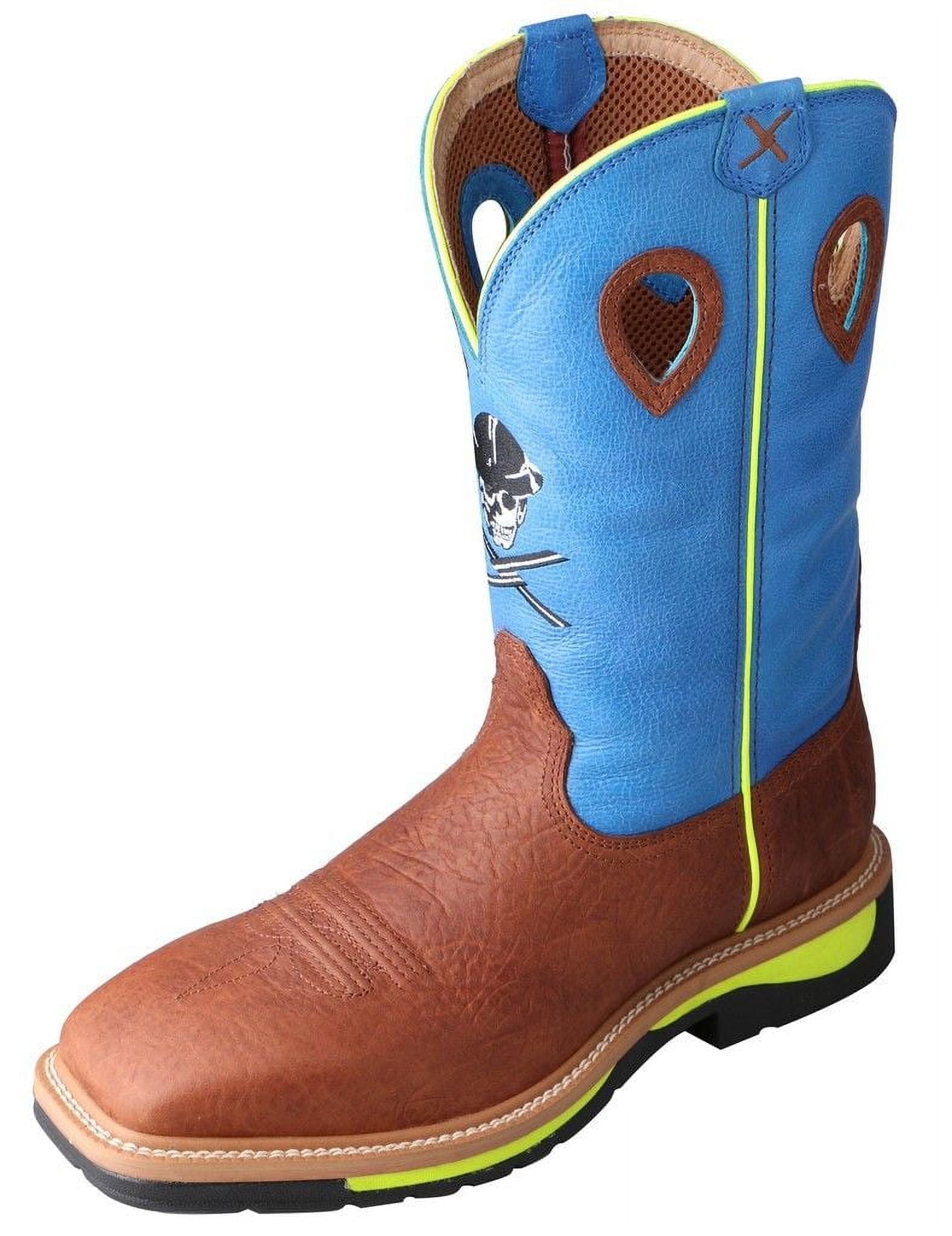 Twisted X Work Boots Mens Cowboy Steel Toe 9 EE Brown Oiled MLCS012 ...