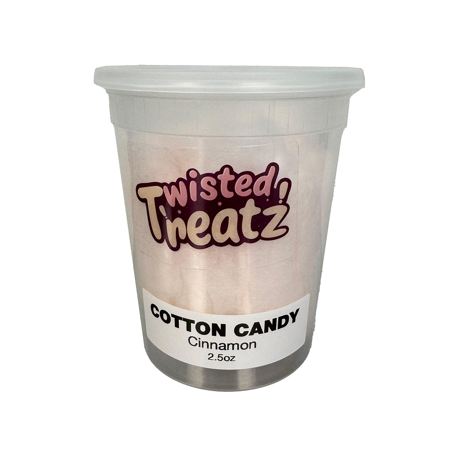TwistedTreatz Cotton Candy in a Tub 2.5oz – Sweet Fluffy Snack for Kids ...