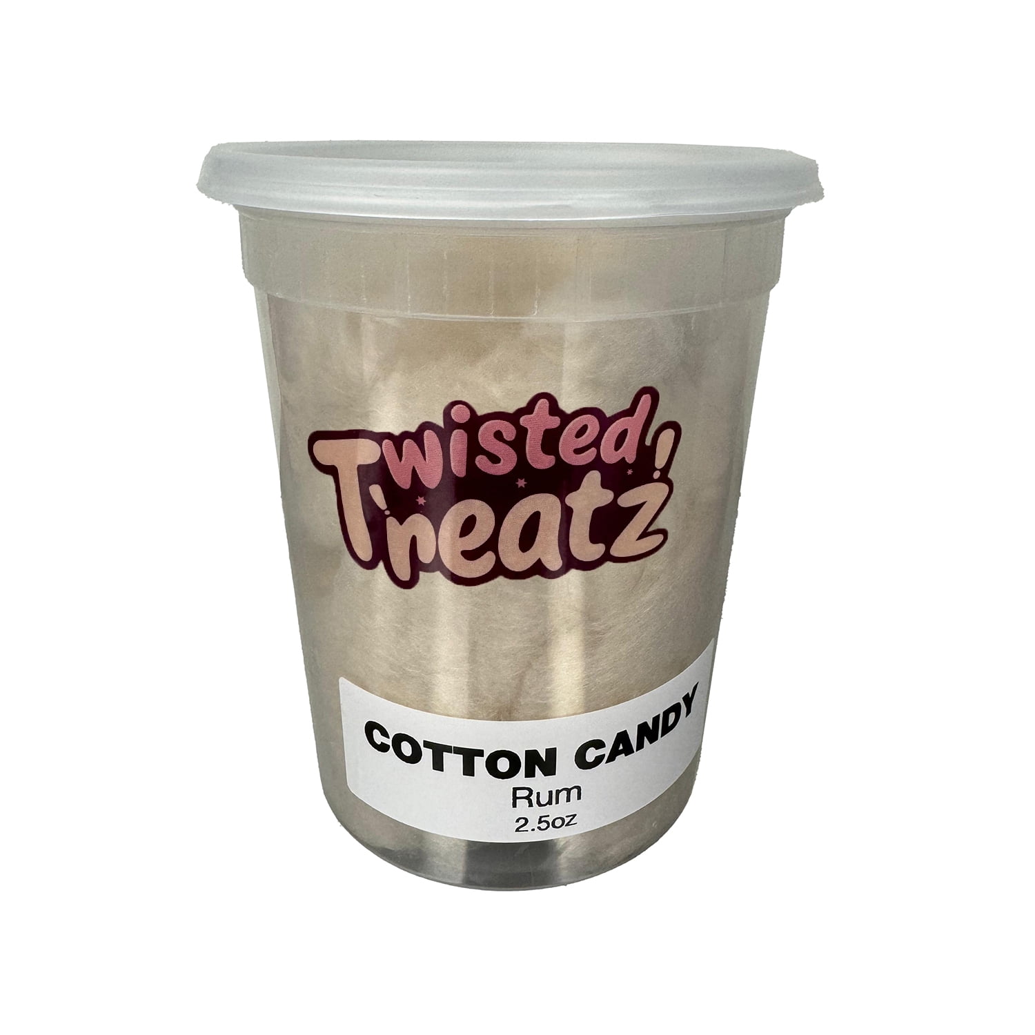 TwistedTreatz Cotton Candy in a Tub 2.5oz – Sweet Fluffy Snack for Kids ...