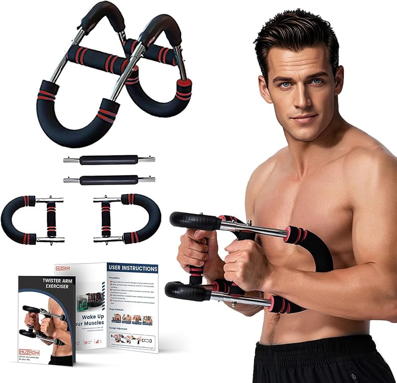 Twister Arm and Chest Muscle Trainer Equipment Adjustable Spring ...