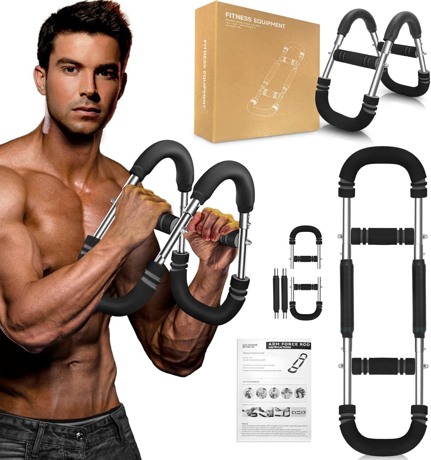 Twister Arm Trainer, 20-120 lb Adjustable Chest Workout Equipment ...