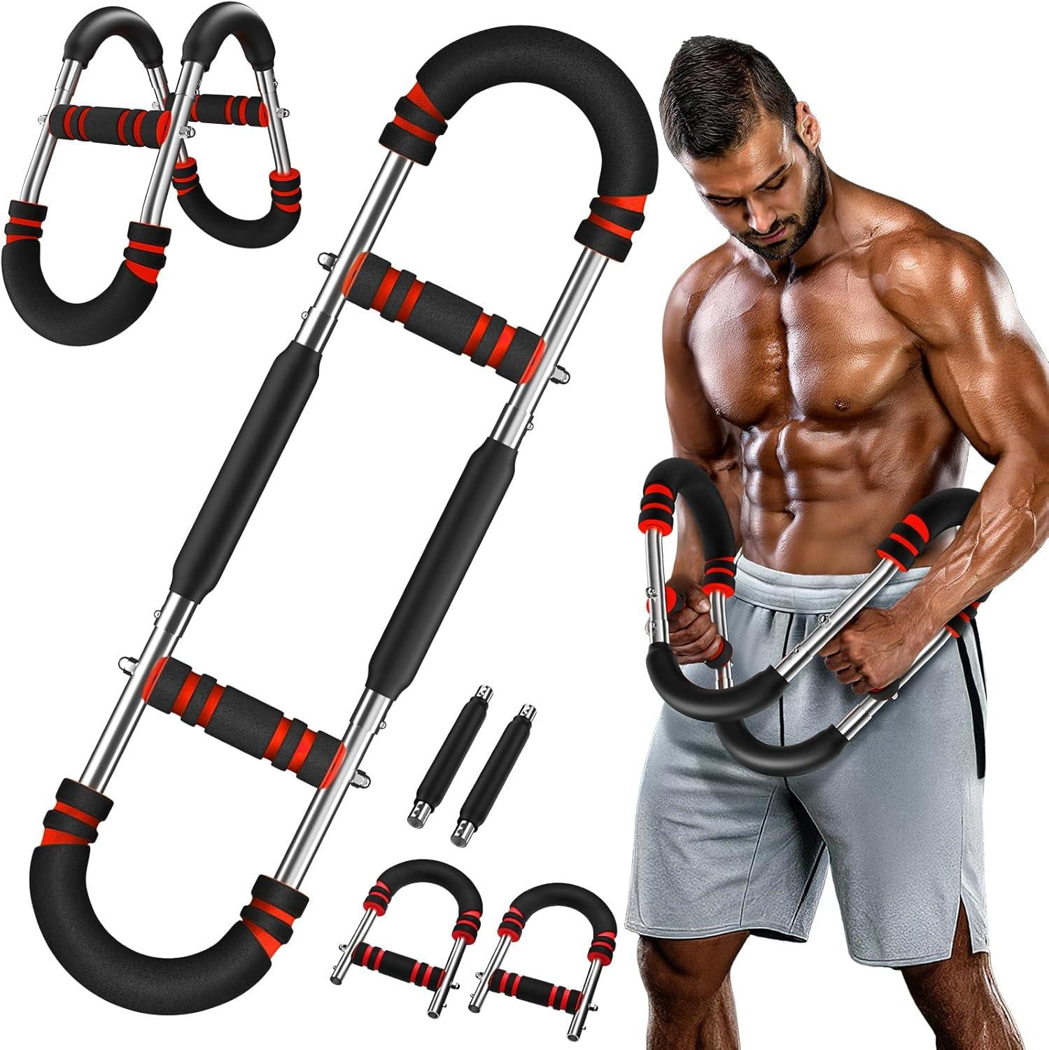 Twister Arm Trainer, 30-100lb Adjustable Chest Workout Bar, Power Arm ...