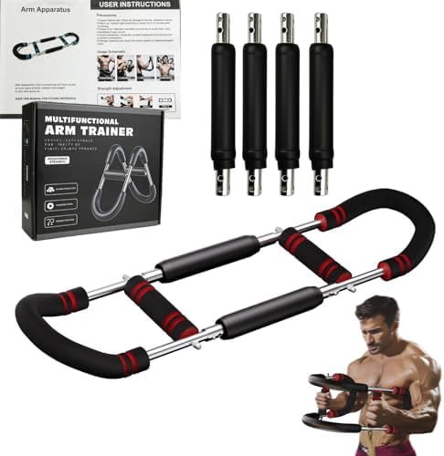 Twister Arm Trainer,30-120lb Adjustable Arm Chest Exerciser with 4 ...
