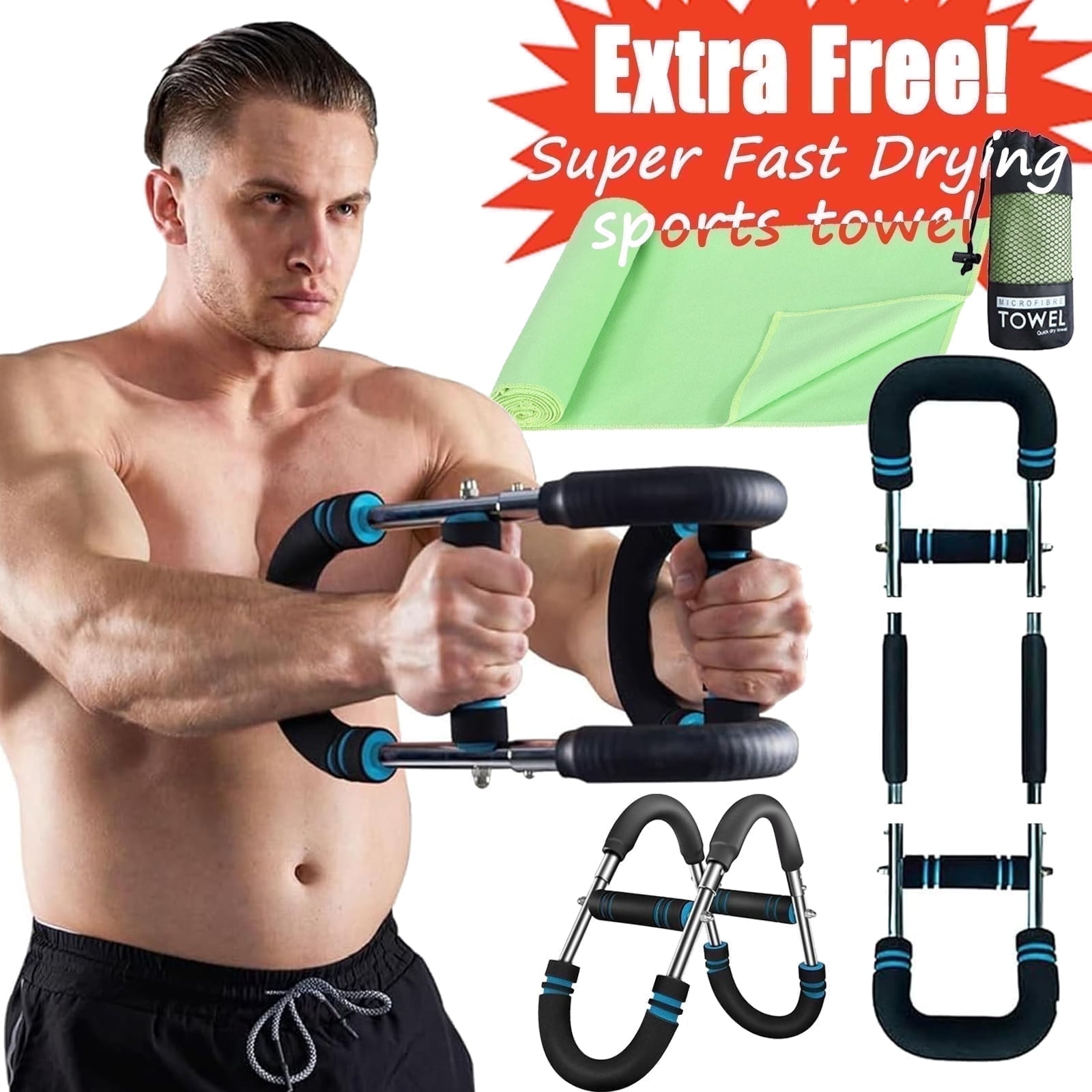 Home Gym Workout Equipment Men Osnil Twister Arm Trainer - Adjustable ...