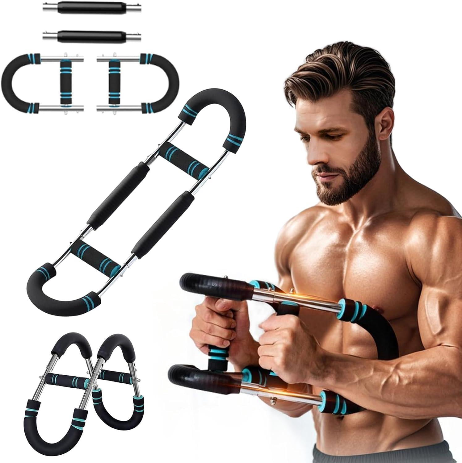 Twister Arm Trainer, 60-110lb Adjustable Chest Workout Equipment, Anti ...