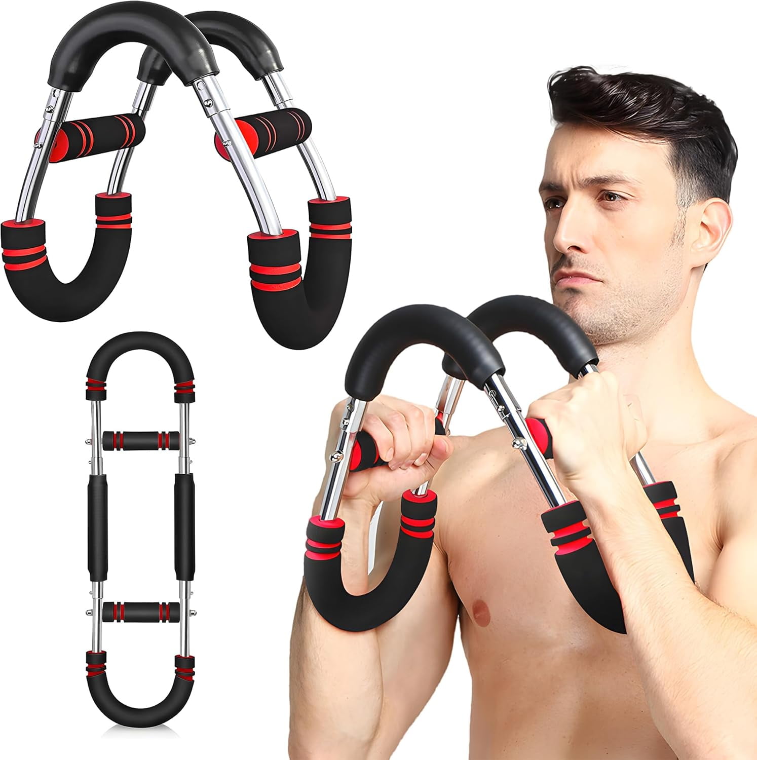 Twister Arm Trainer, 60-110lb Chest Workout Equipment, Three-Speed ...