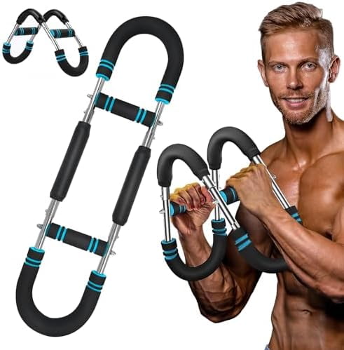 Twister Arm Trainer, 66-110lbs Adjustable Chest Expander, Forearm ...