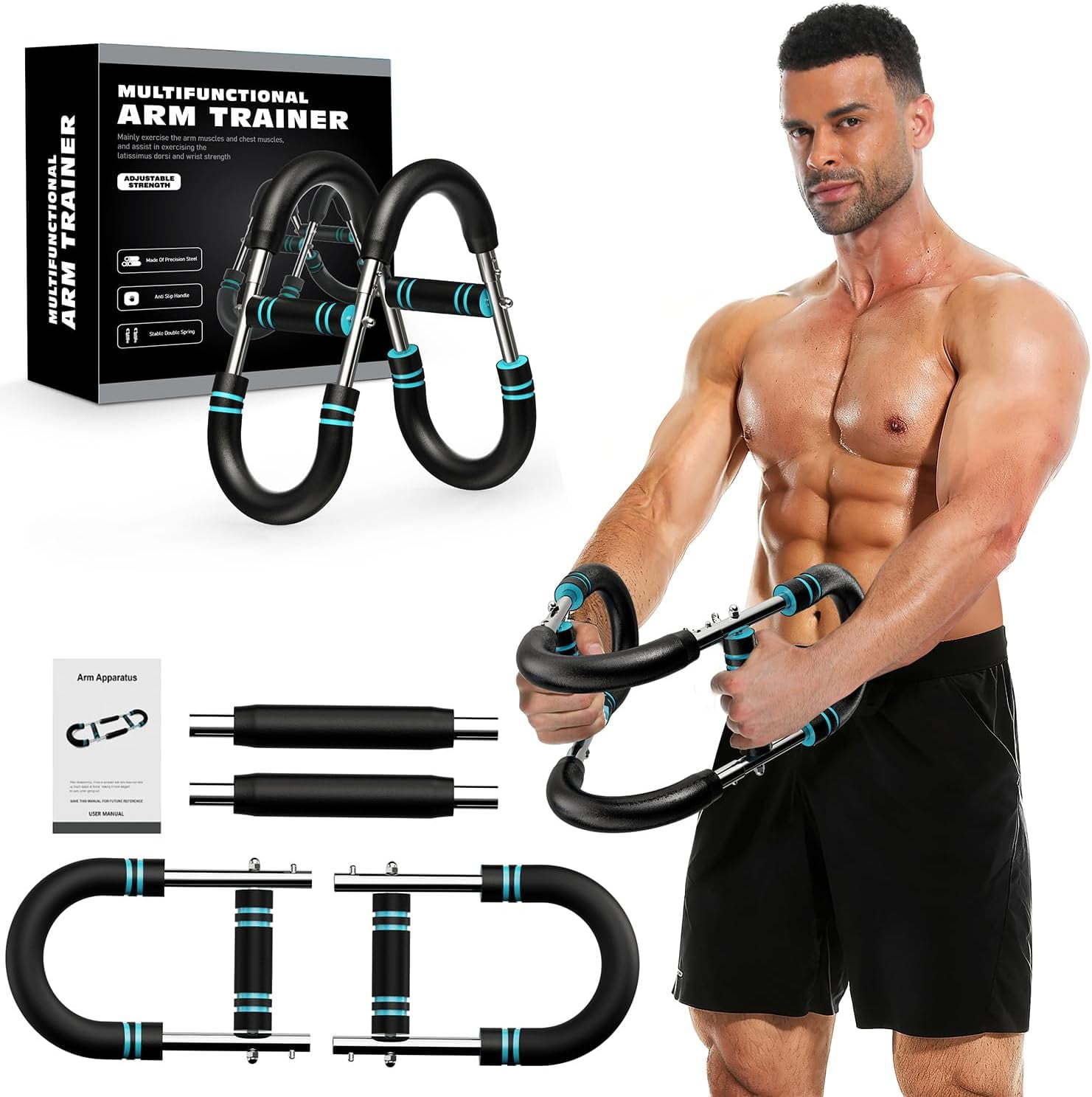 Twister Arm Trainer, Adjustable Chest Workout Equipment for Men & Women ...