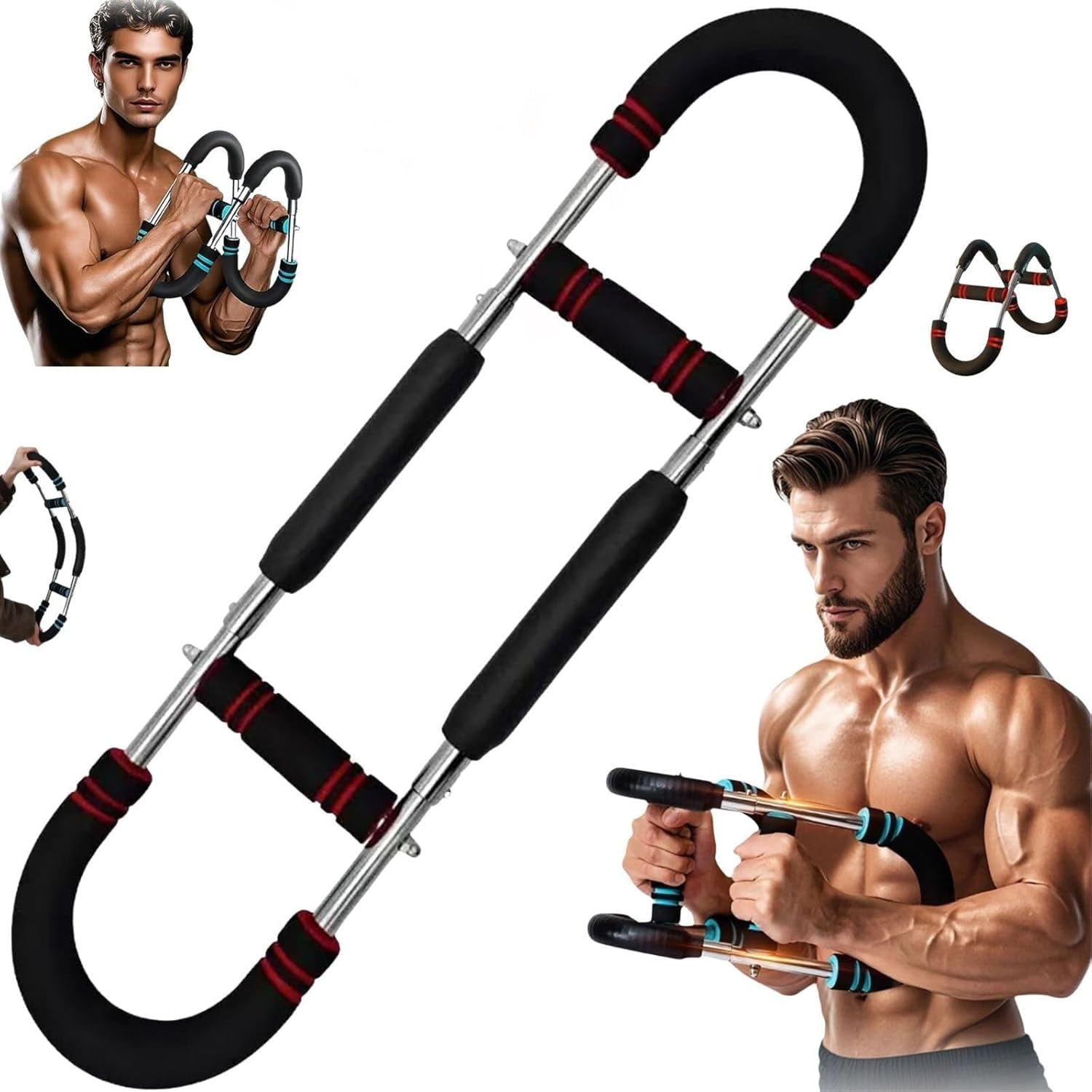 Twister Arm Trainer – Adjustable Spring Resistance for Chest Forearm ...