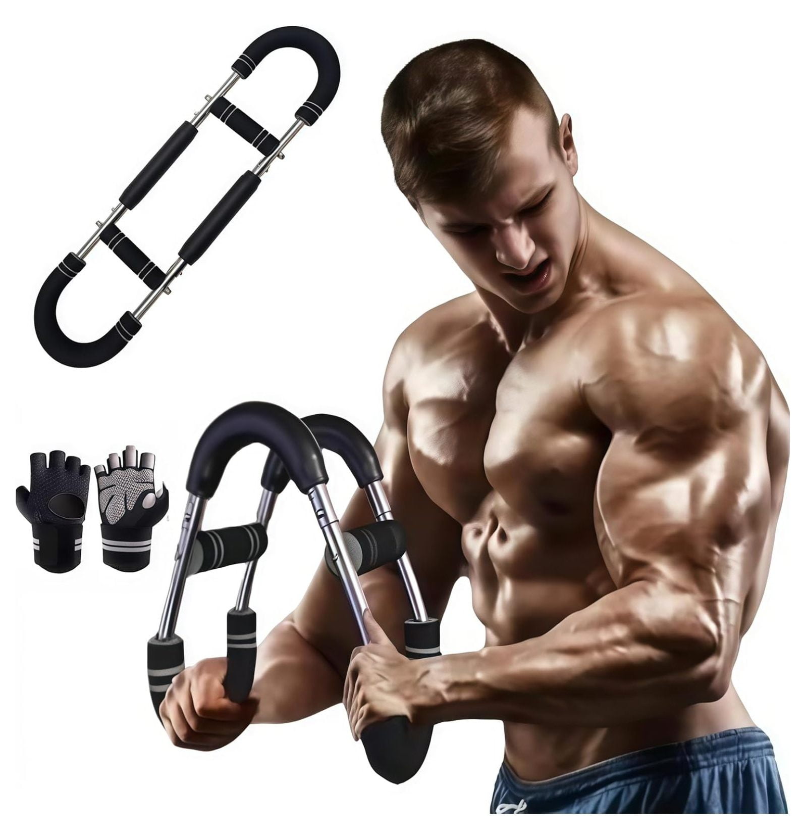 Twister Arm Trainer,Adjustable Twister Arm Chest Exerciser, 20-60lb 40 ...