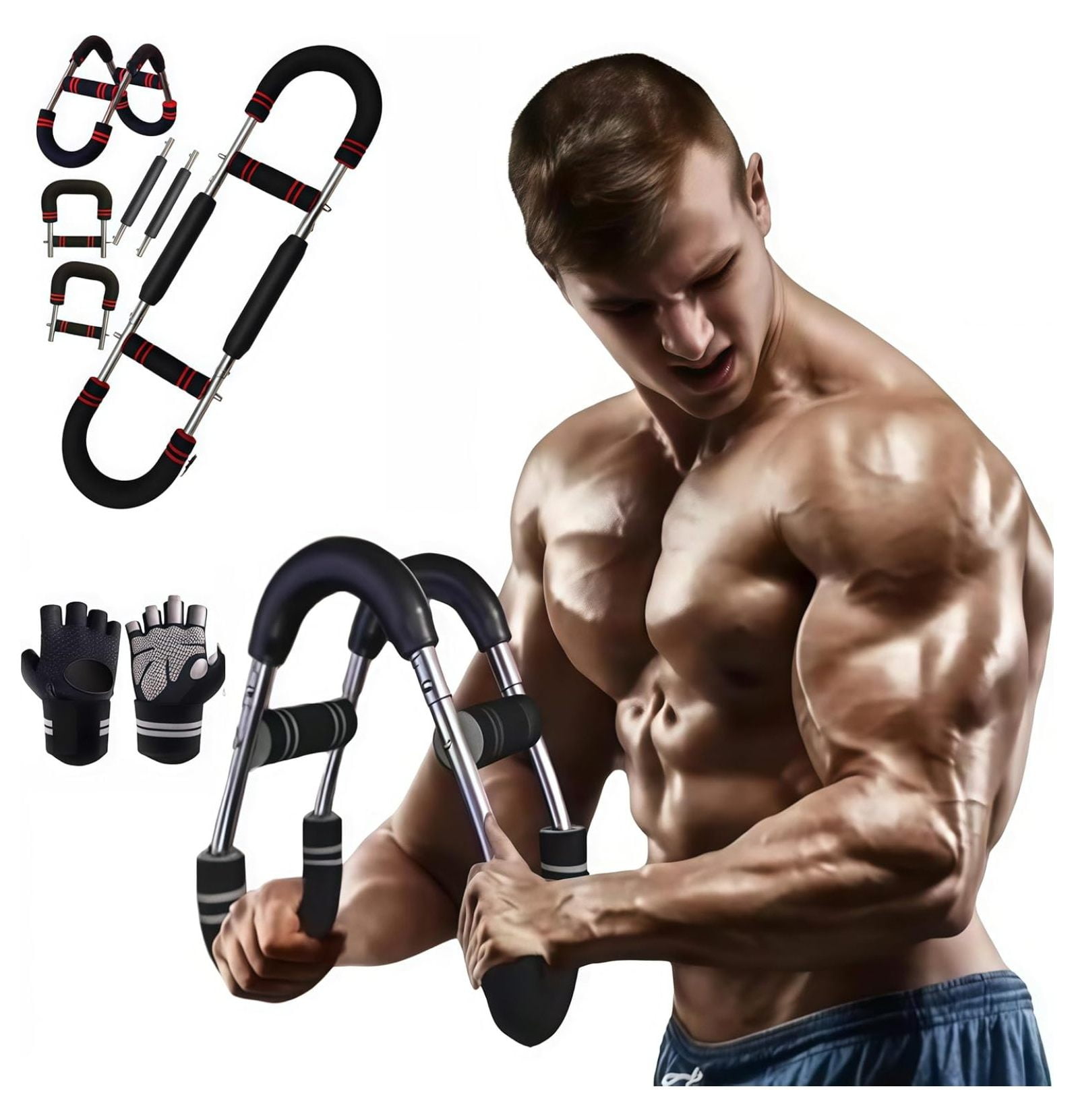 Twister Arm Trainer,Adjustable Twister Arm Chest Exerciser, 20-60lb 40 ...