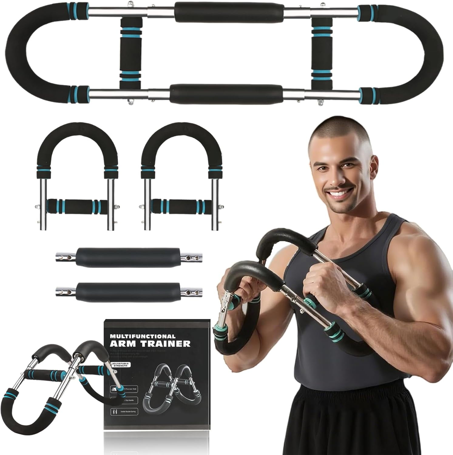 Twister Arm Trainer, Adjustable Twisting Arm, Chest Exerciser for Men ...