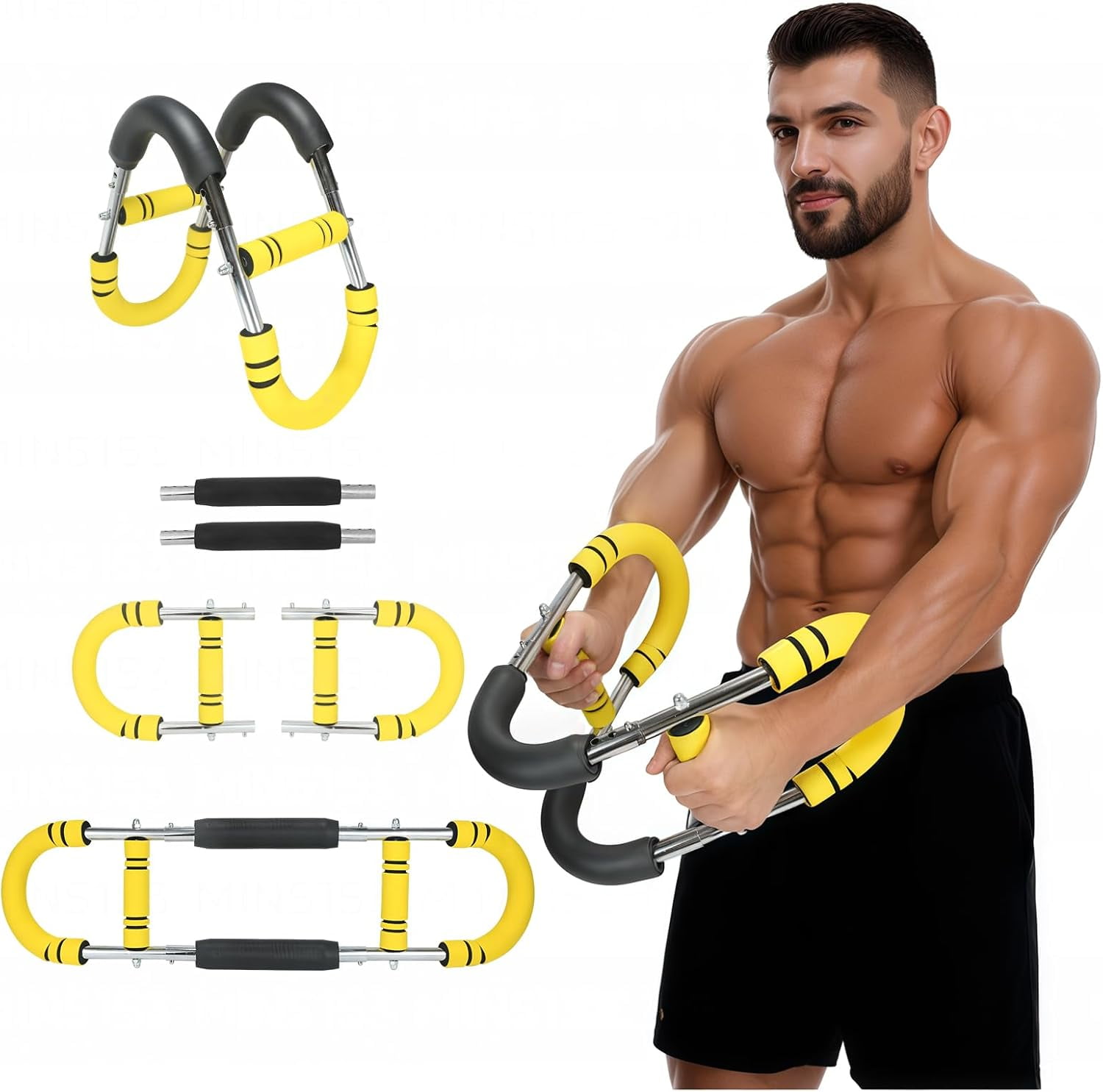 Twister Arm Trainer Arm Exerciser 40-60lb,Adjustable Chest Expander ...