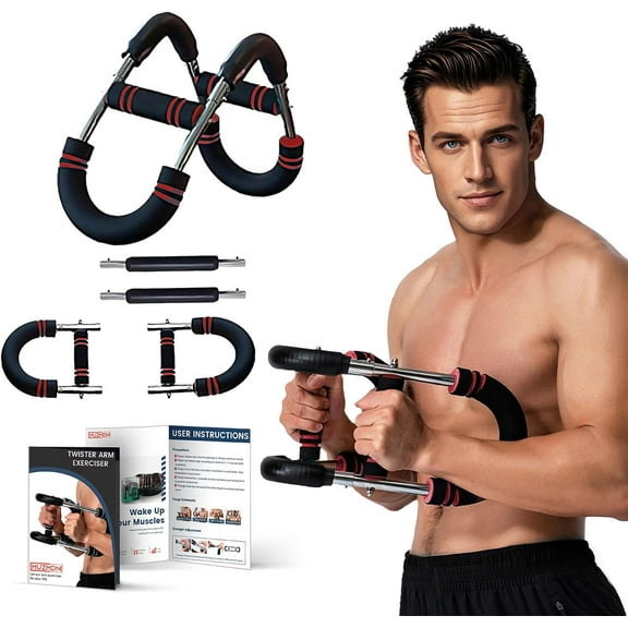 Twister Arm Trainer,Adjustable Resistance Bar for Full Body Workout ...