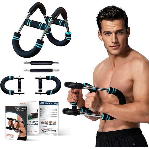 MUZMDNI Twister Arm Trainer Equipment Adjustable Spring Workout Bar ...